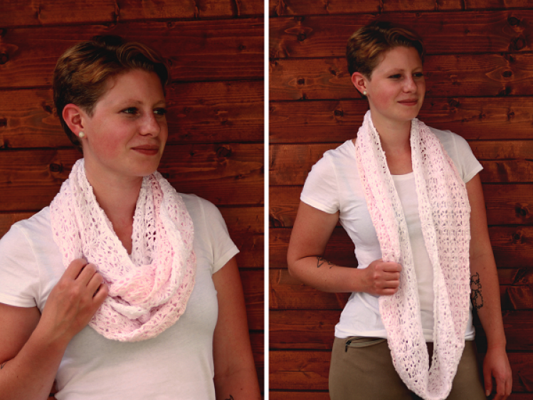 Häkelanleitung für den Loop "Rose" - myPatterns.de